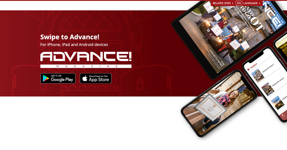 Get the Advance! magazine app today | Advanced Organization & Saint ...