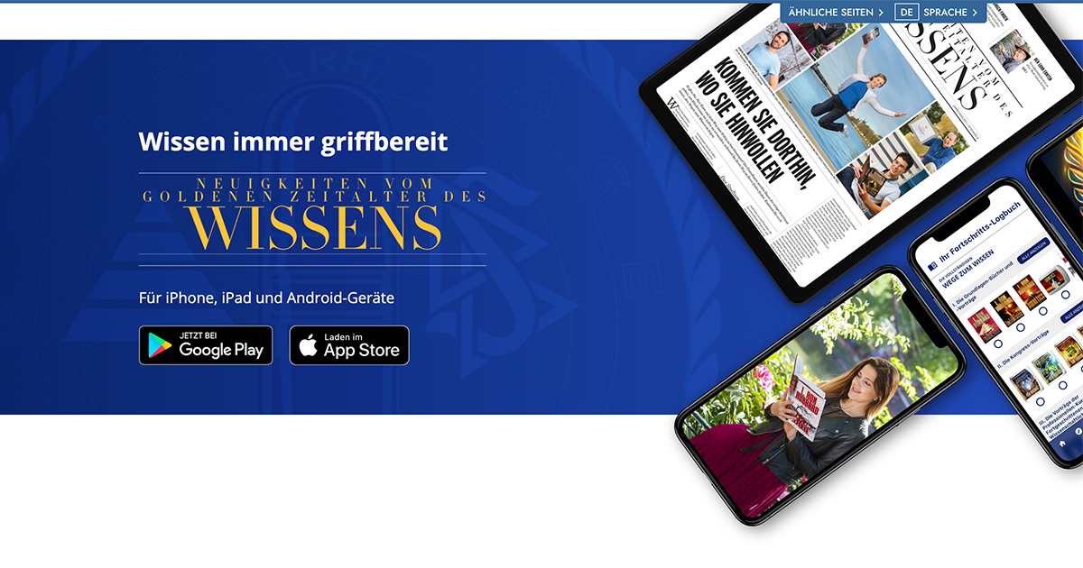 Holen Sie sich die Neuigkeiten vom Goldenen Zeitalter des Wissens App ...