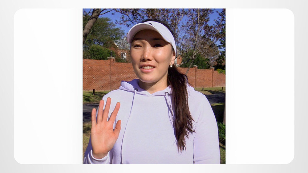 Aigerim and the Greek Goddess @home