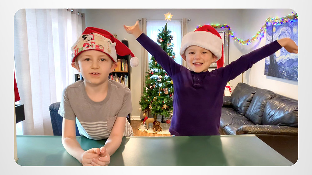 Santa’s Little Helpers @home with Vance and Corwin