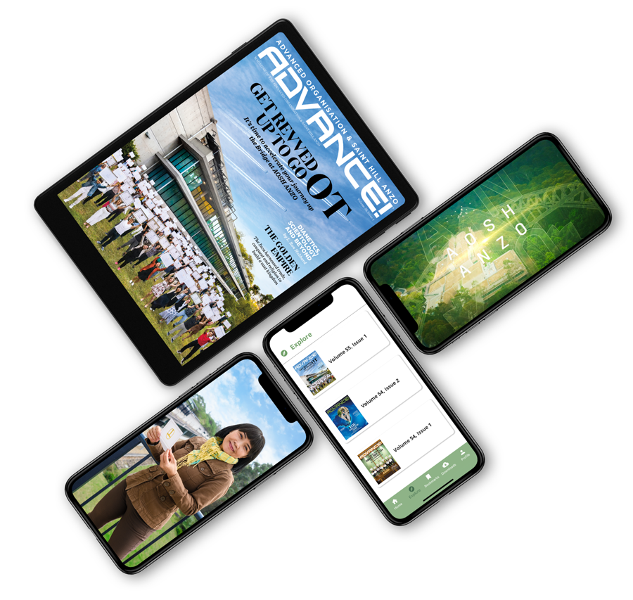 Get the Advance! magazine app today | Advanced Organization & Saint ...